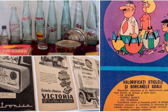 Reclame vechi româneşti la Preparandia - ARADON