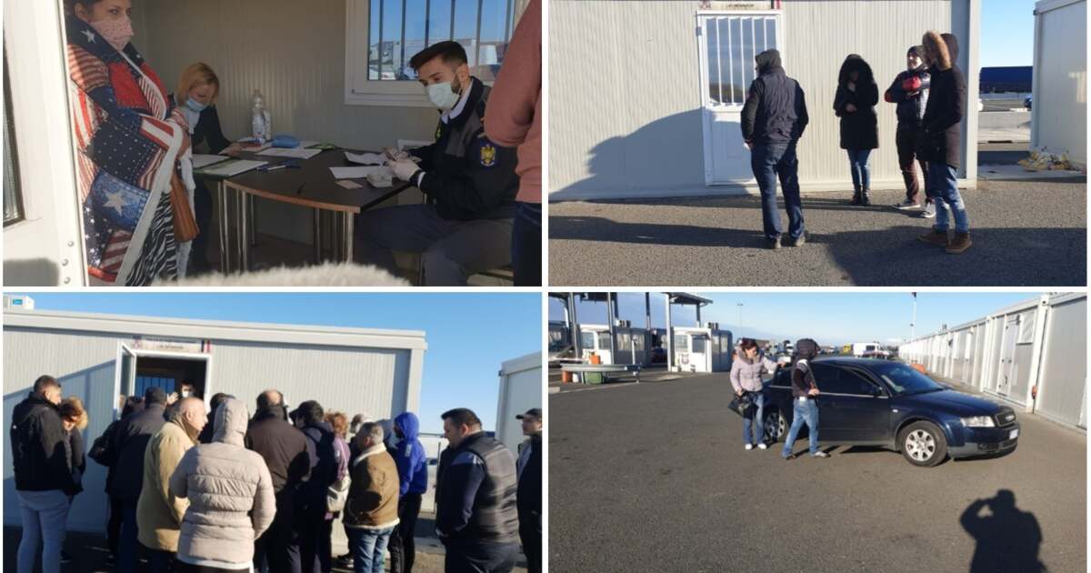 Triaj epidemiologic continuu la frontiera Nădlac - ARADON