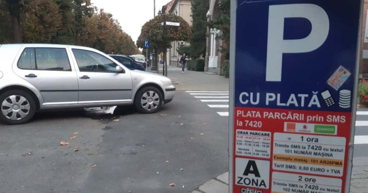 950 de noi locuri de parcare, introduse în sistemul de parcare cu plată ...