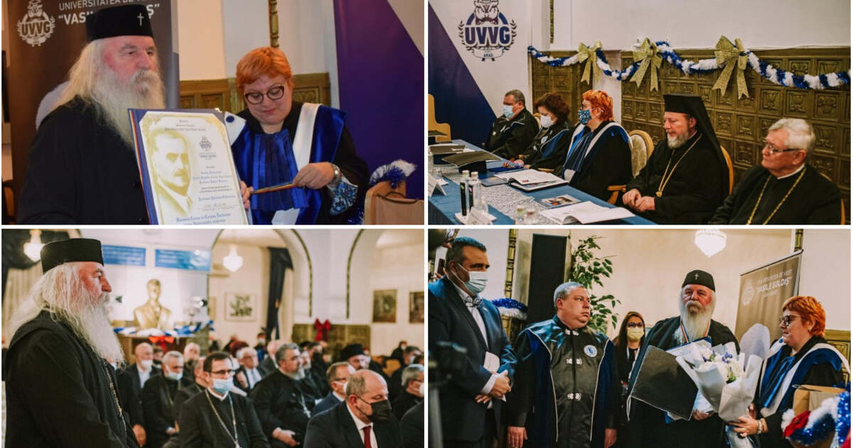 Înaltpreasfinţitul Ioan, Mitropolitul Banatului, a primit titlul de Doctor Honoris Causa UVVG ...