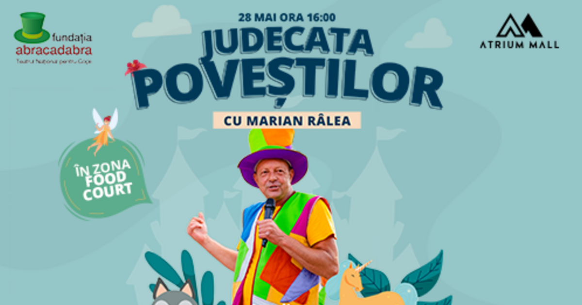 Pe 28 mai, de la ora 16:00, în zona FOOD COURT din Atrium Mall ai parte ...