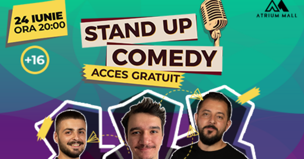Stand-up Comedy la Atrium Mall - ARADON