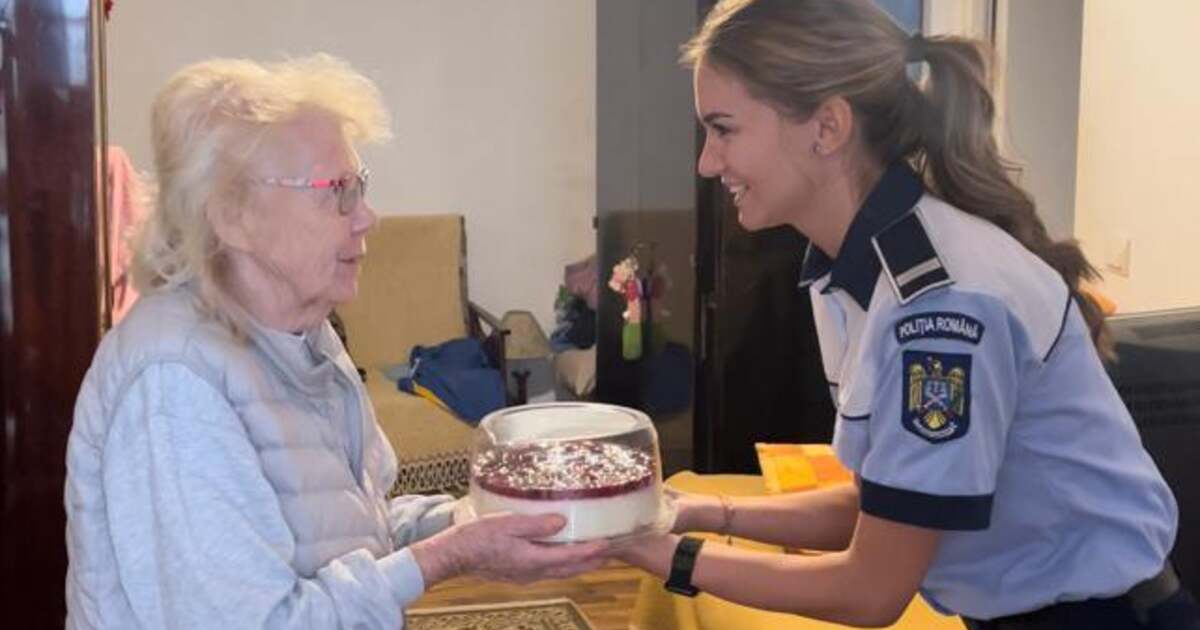 Inspectoratul de Poliție: „La mulți ani, tanti Eva!” - ARADON