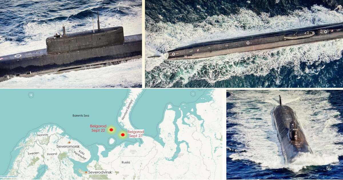 Au apărut imagini cu submarinul rusesc Belgorod, dat dispărut în Arctic ...
