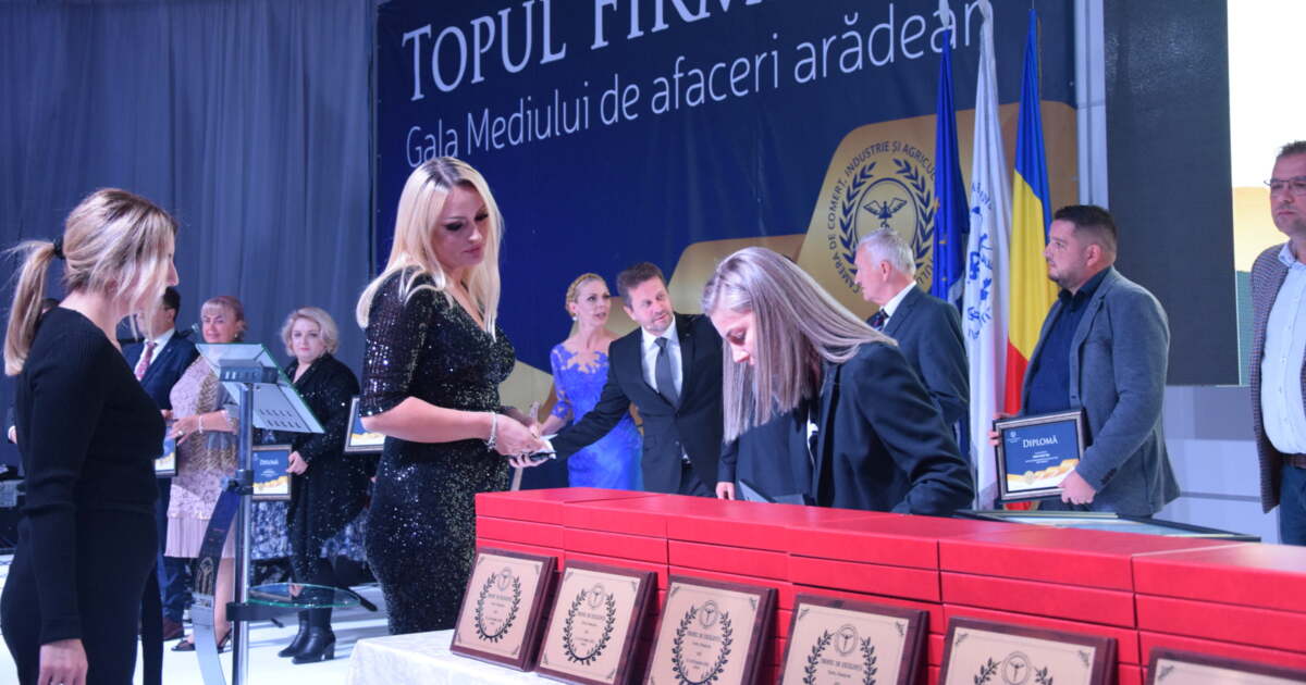 Topul Firmelor, o gală a excelenței în afaceri - ARADON