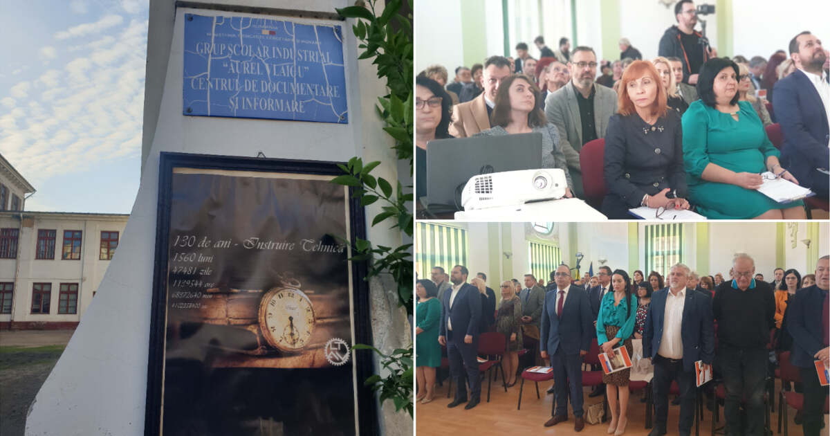 130 de ani de învățământ la Liceul Tehnologic „Aurel Vlaicu” - ARADON