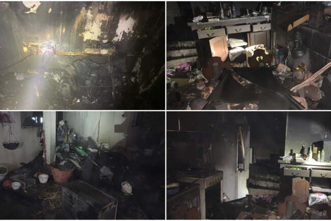 Bucătăria și dormitorul unei case de pe Calea Timișorii, în flăcări ...