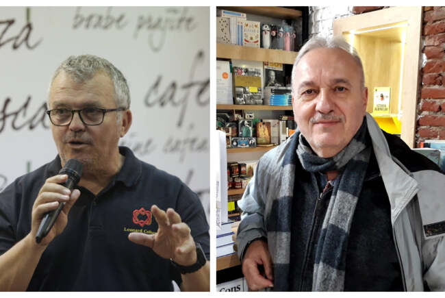 Ioan T. Morar și Mircea Mihăieș, în dialog la Biblioteca Județeană - ARADON