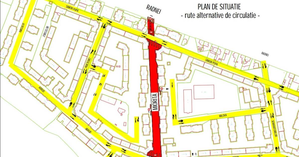 Restricții de circulație pe strada Mioriței - ARADON