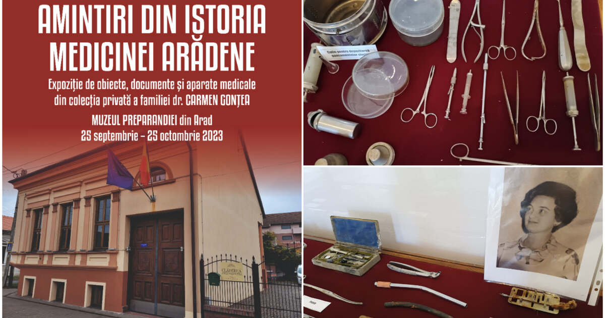 Expoziţie de obiecte medicale, la Muzeul Preparandiei - ARADON