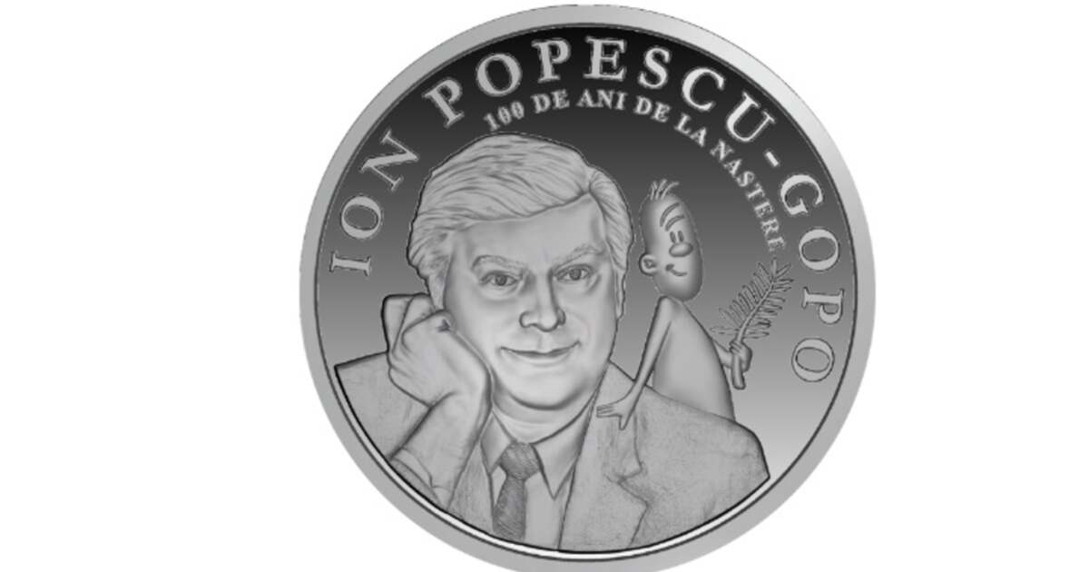 BNR lansează astăzi o monedă din argint cu tema 100 de ani de la naşterea lui Ion Popescu-Gopo ...
