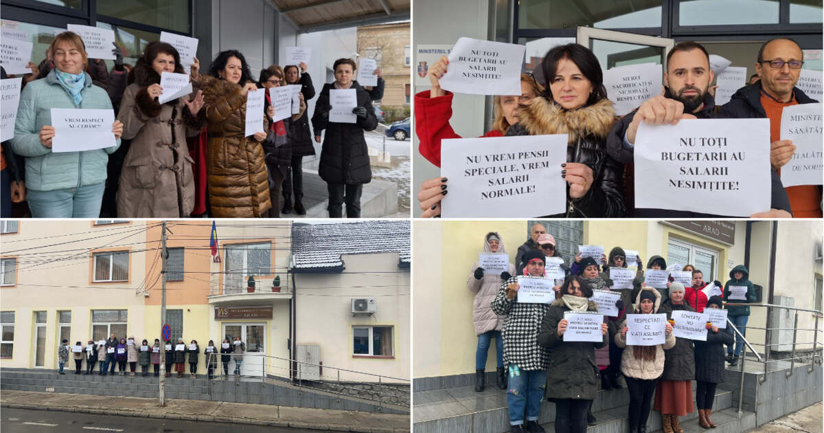 O nouă săptămână de proteste la DSP și Statistică - ARADON