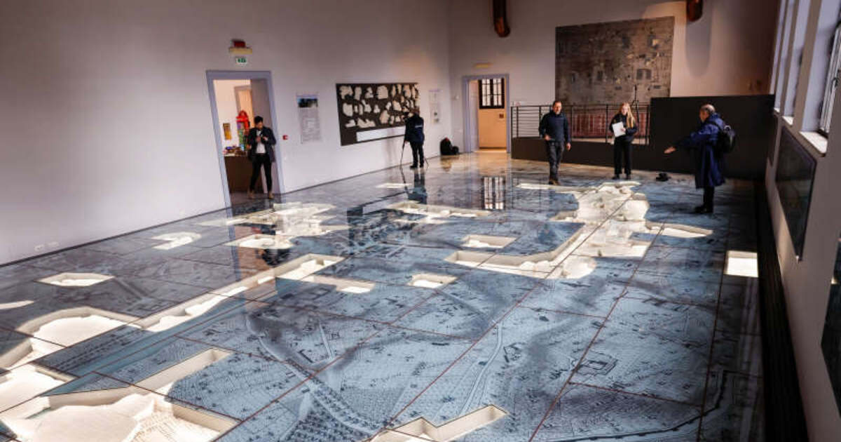 O hartă monumentală a Romei Antice, expusă din nou după aproape 100 de ...