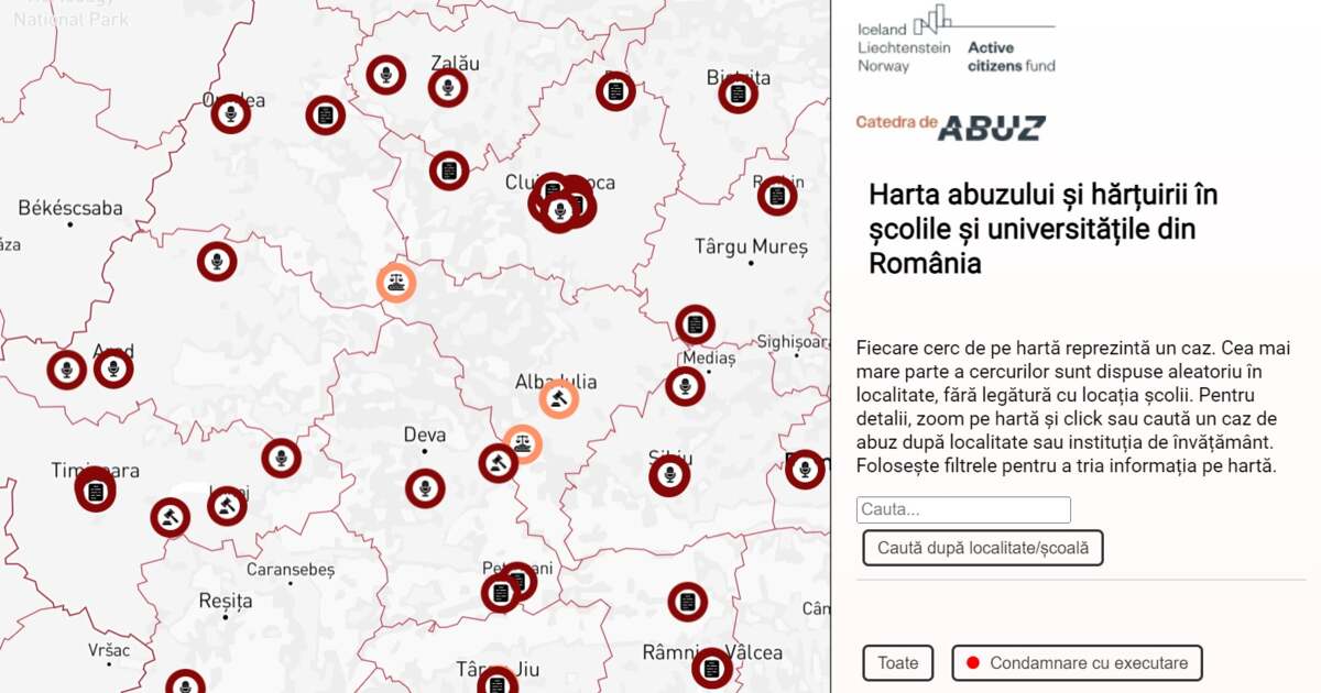 Aradul, cu trei cazuri pe harta abuzului din școli - ARADON