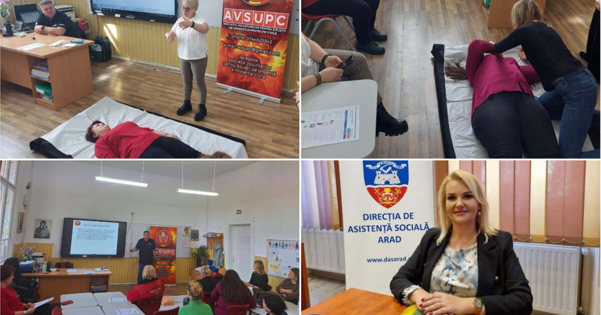 Instruire cu personalul medical din școli și cadrele didactice - ARADON