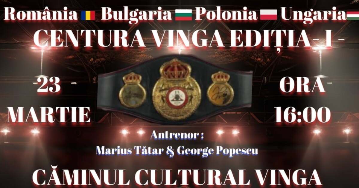 Se apropie Centura Vinga la box - ARADON