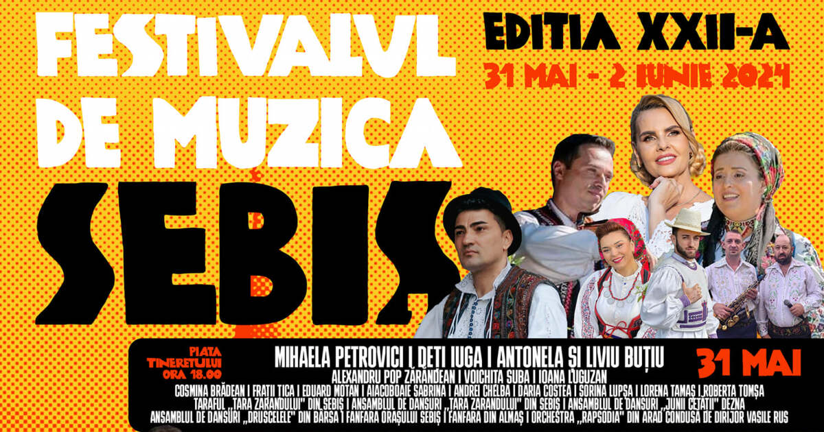 Ediția 22 a Festivalului de Muzică Sebiș - ARADON