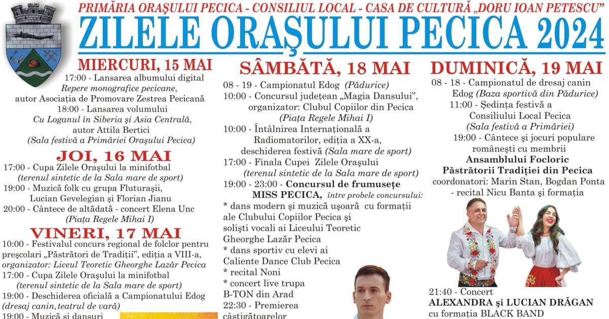 Orașul Pecica sărbătorește 20 de ani - ARADON