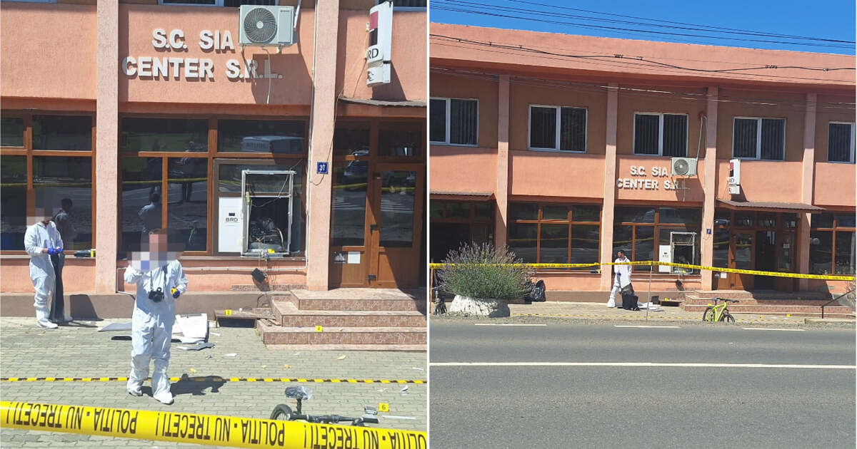 Șiria: Hoții au folosit un tub cu gaze pentru a arunca în aer ...