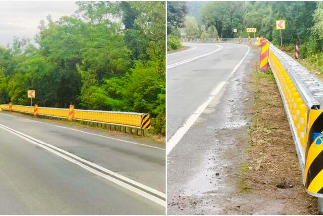 Parapete rotative pe DN 7, în zonele periculoase din Arad - ARADON