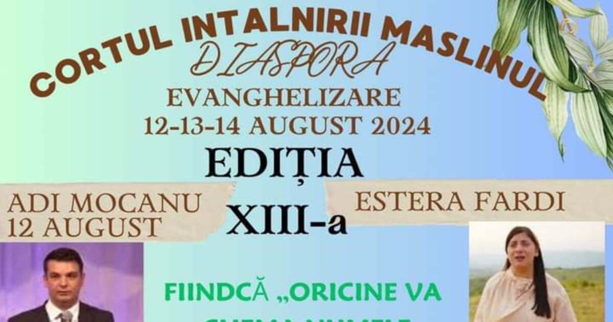 Cortul Întâlnirii „Măslinul” pentru romii din Diaspora - ARADON