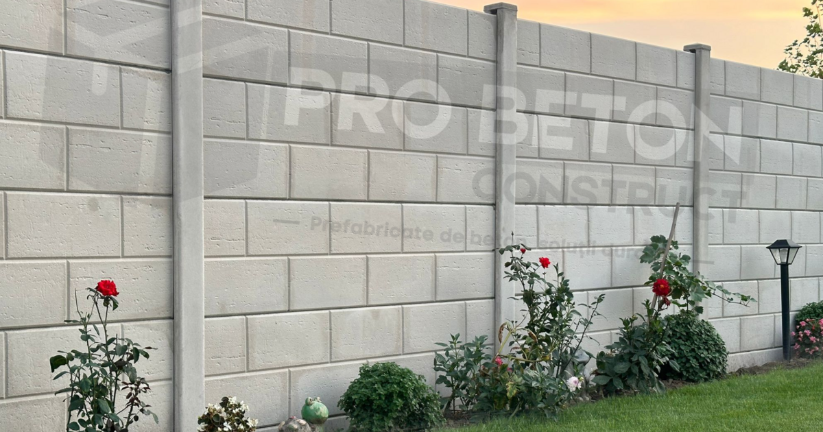 Pro Beton Construct – Lider în producția de plăci de gard în Arad și Timișoara - ARADON