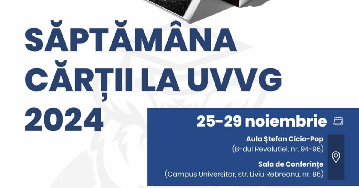 Săptămâna Cărții la UVVG - ARADON