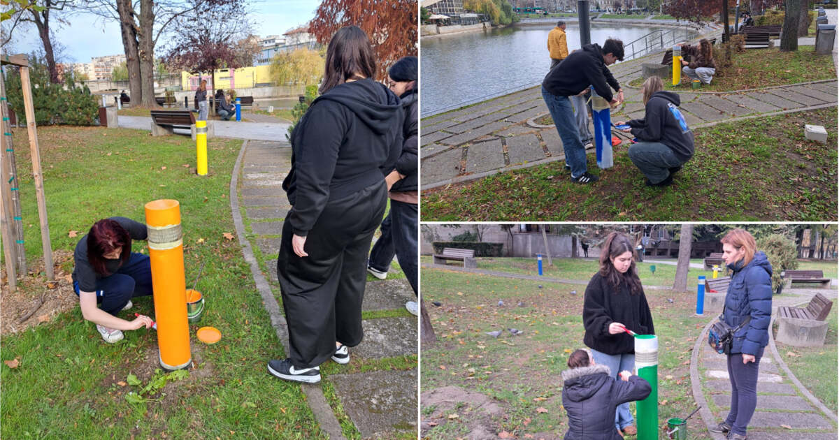 Au colorat Parcul Pădurice - ARADON