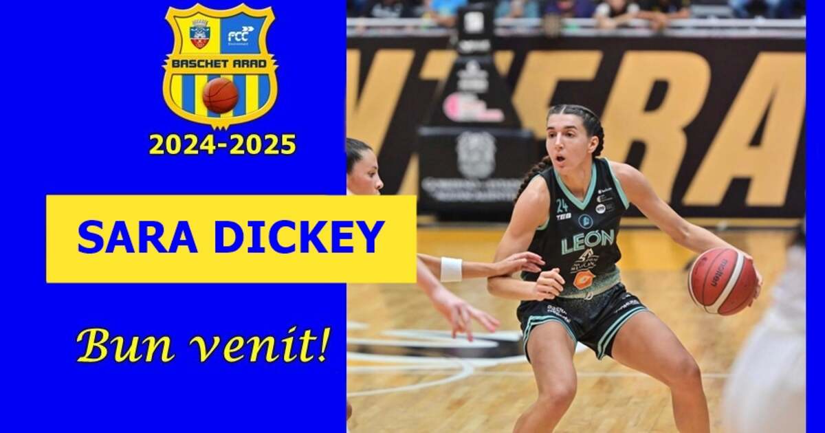 Sara Dickey s-a alăturat vicecampioanei României - ARADON