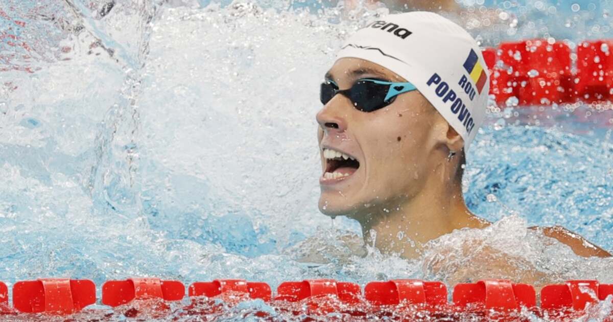 David Popovici a câștigat titlul național la 50 m liber, cu nou record - ARADON