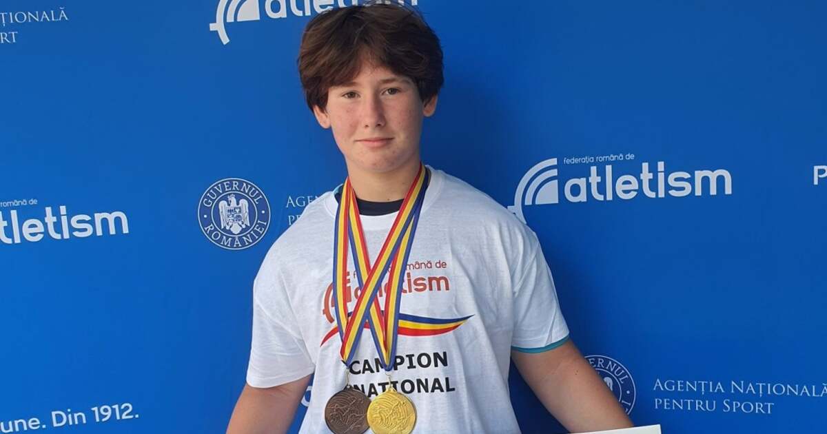 Medalii la „naţionalele” de atletism U16 - ARADON