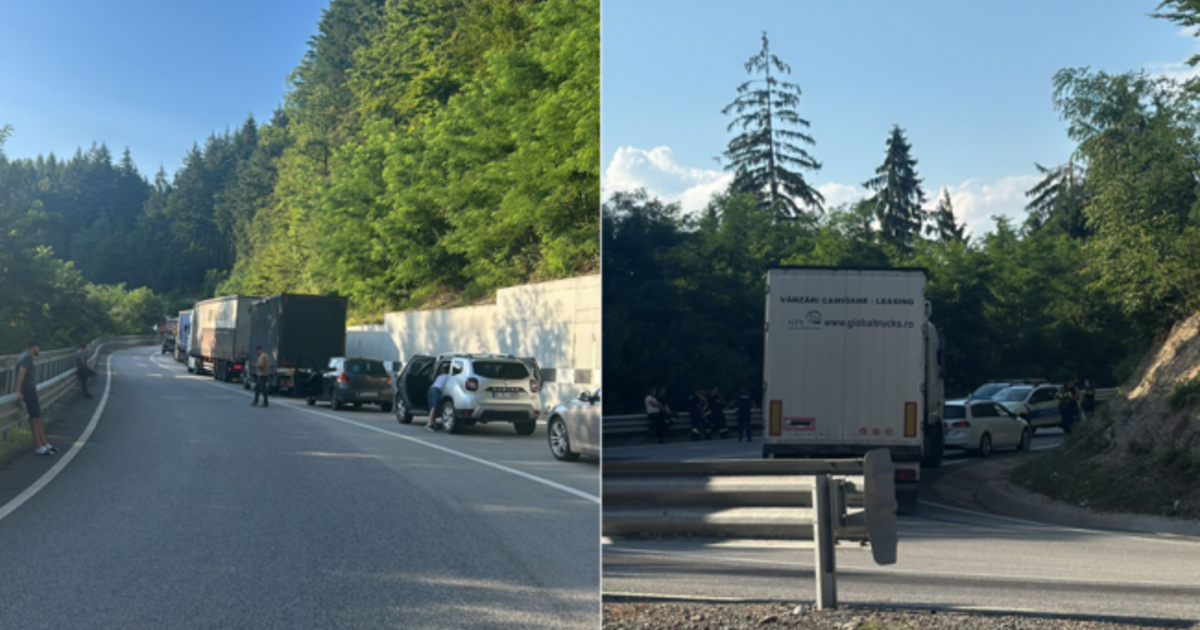 UPDATE. Trafic blocat pe DN76 după ce o cisternă cu substanță ...