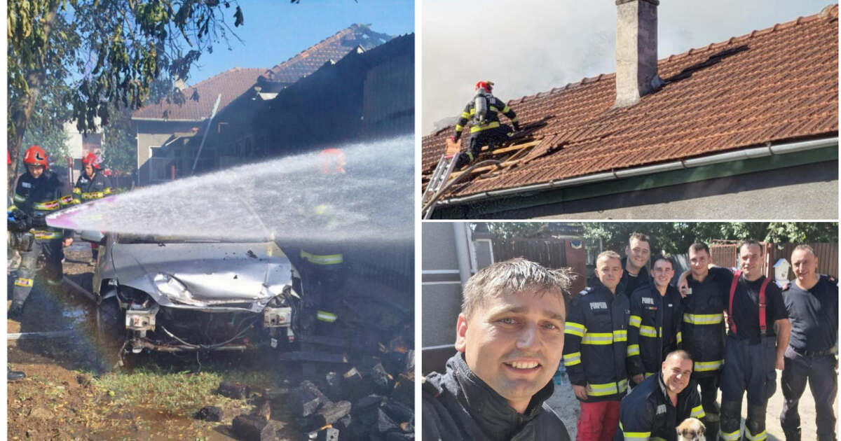 UPDATE. Incendiu la o anexă gospodărească, în Sintea Mare - ARADON