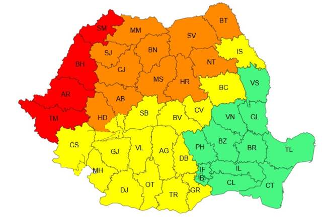 Cod roșu de vijelii în Arad! - ARADON