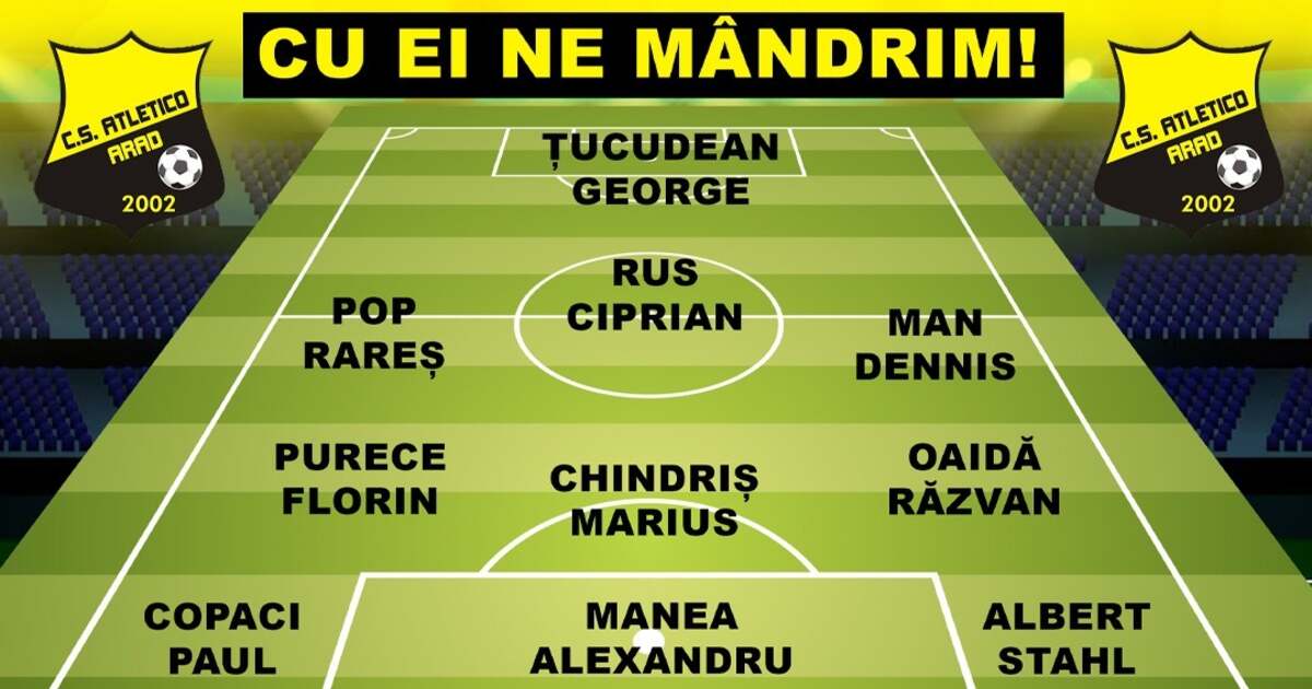 Atletico Arad vă așteaptă la fotbal. Selecția începe pe 12 august! - ARADON