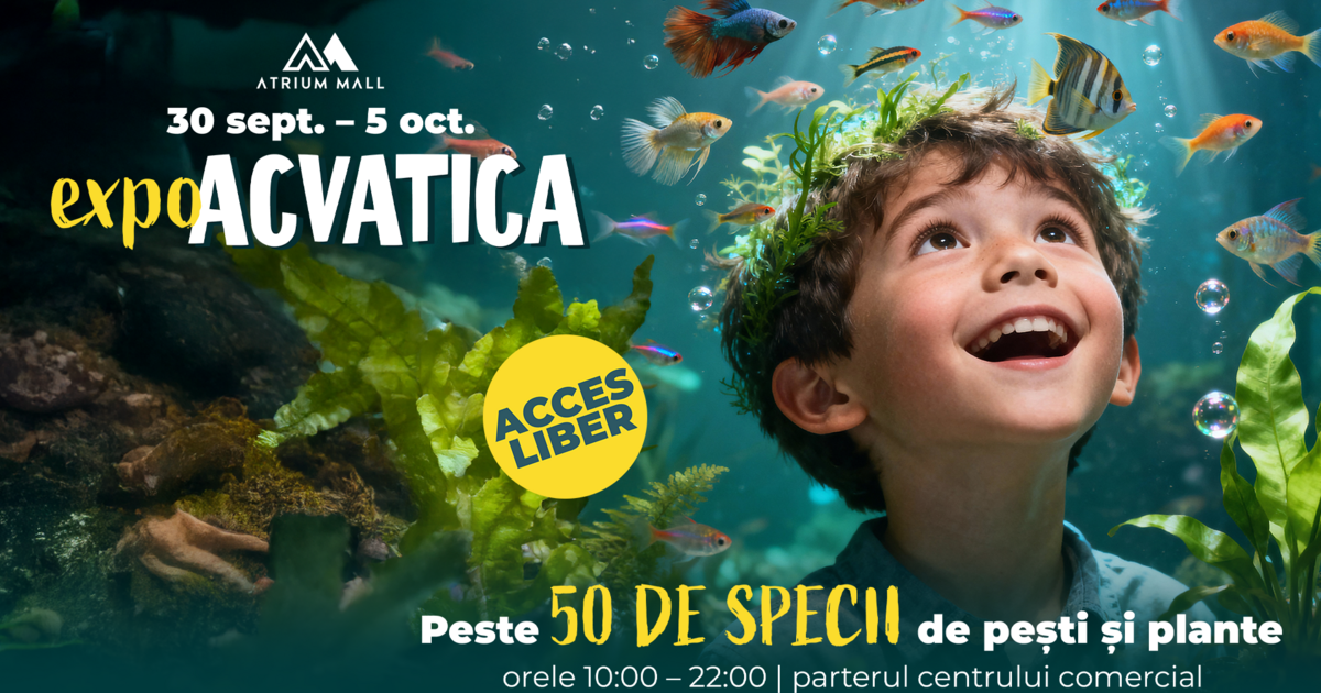 Atrium Mall aduce adâncurile mării mai aproape de tine - ARADON