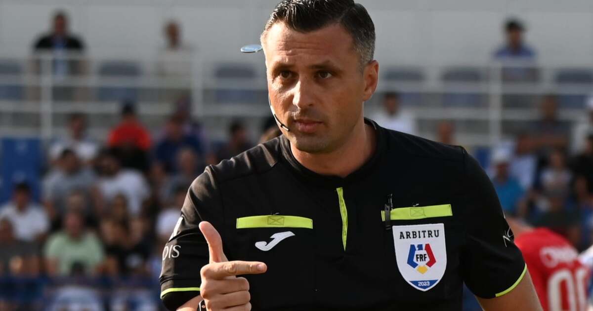 Arbitru fără notorietate la meciul FCSB - UTA - ARADON