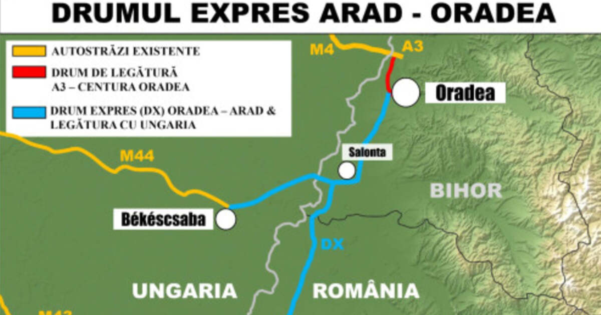 Guvernul a aprobat conectarea DEx Arad - Oradea cu autostrada din ...