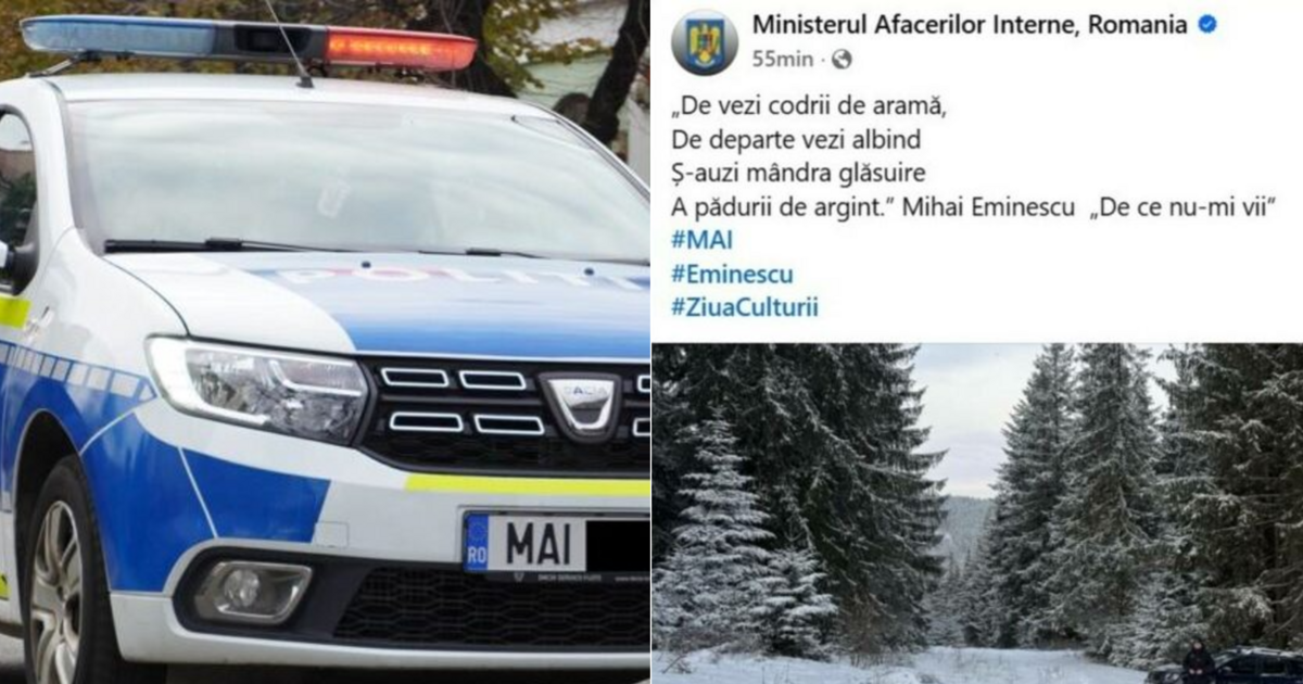 „Penibilitate absolută”: Reacții dure după gafa MAI făcută într-o postare online chiar de Ziua ...
