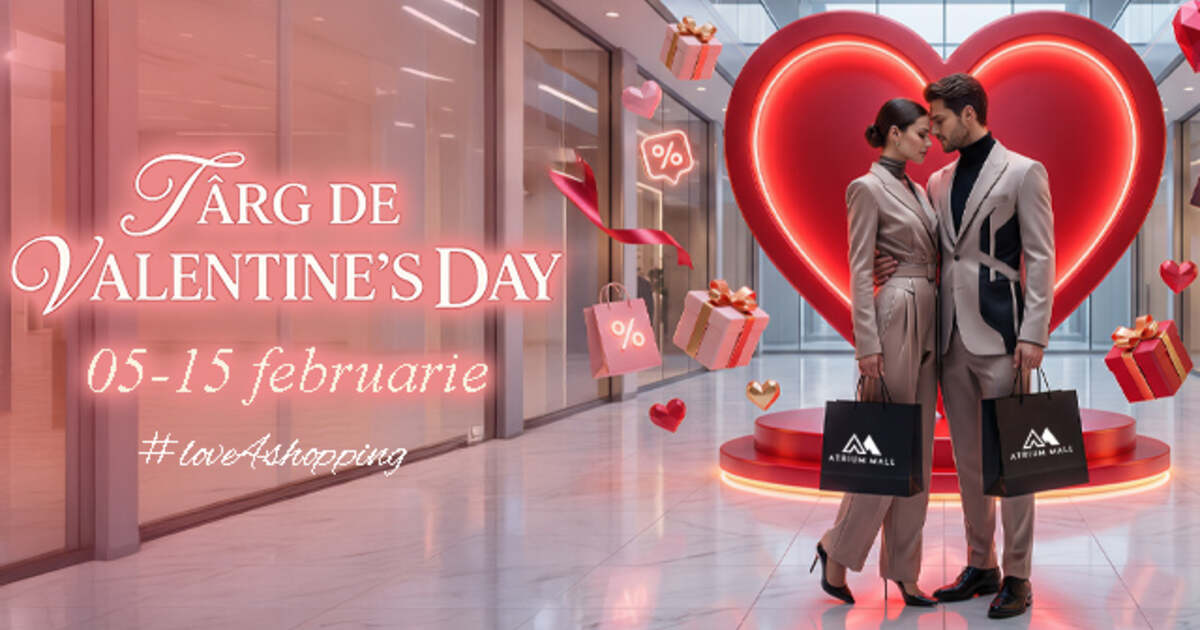 Târg de Valentine’s Day la Atrium Mall – idei de cadouri care spun „te ...