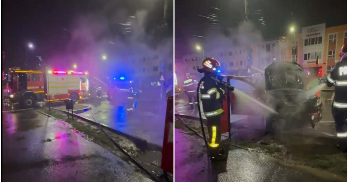UPDATE. Accident rutier urmat de incendiu pe strada Petru Rareș - ARADON
