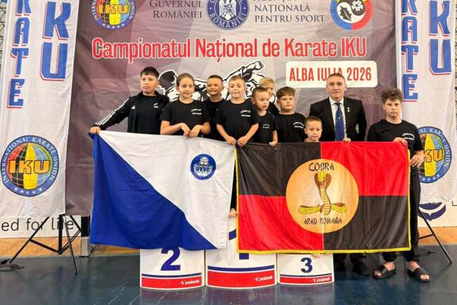 16 medalii la „naţionalele” de karate IKU - ARADON